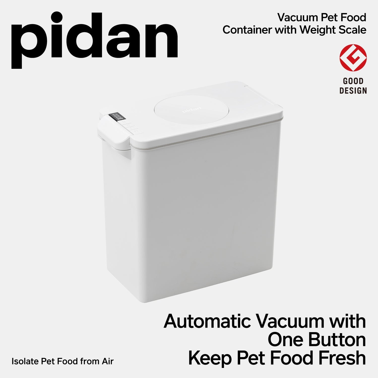 pidan Vacuum Pet Food Container with Weight Scale – pidan Canada